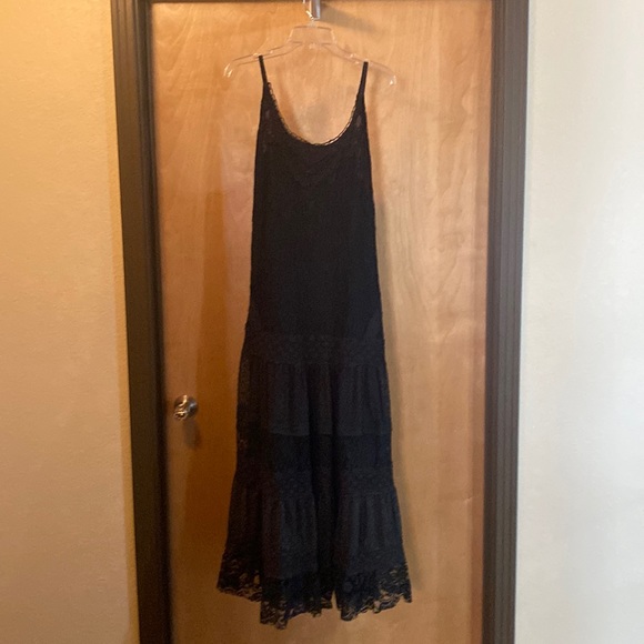 Double D Ranch | Dresses | Vintage Double D Ranchwear Black Maxi Lined ...